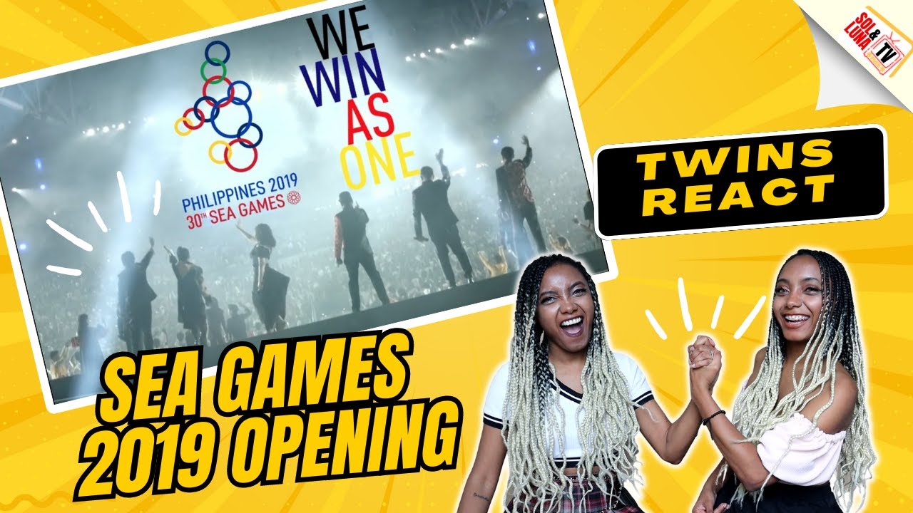 TWINS REACT - We Win As One (SEA Games) Filipino Artists Reaction - YouTube
