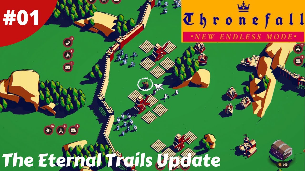 Huge New Update Endless Mode: The Eternal Trials - Thronefall - #01 - Gameplay - YouTube