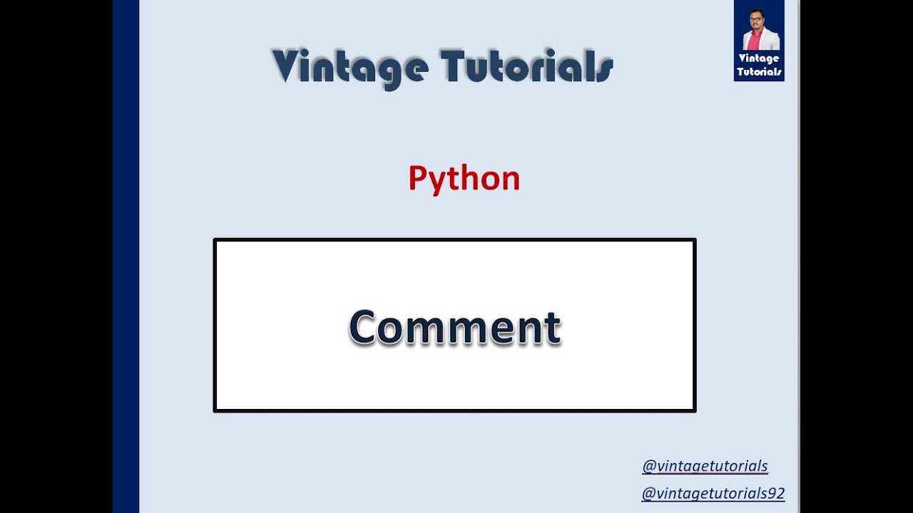 Python Comments Youtube 5467