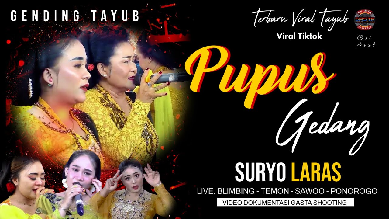 PUPUS GEDANG//SURYO LARAS//GASTA PONOROGO - YouTube