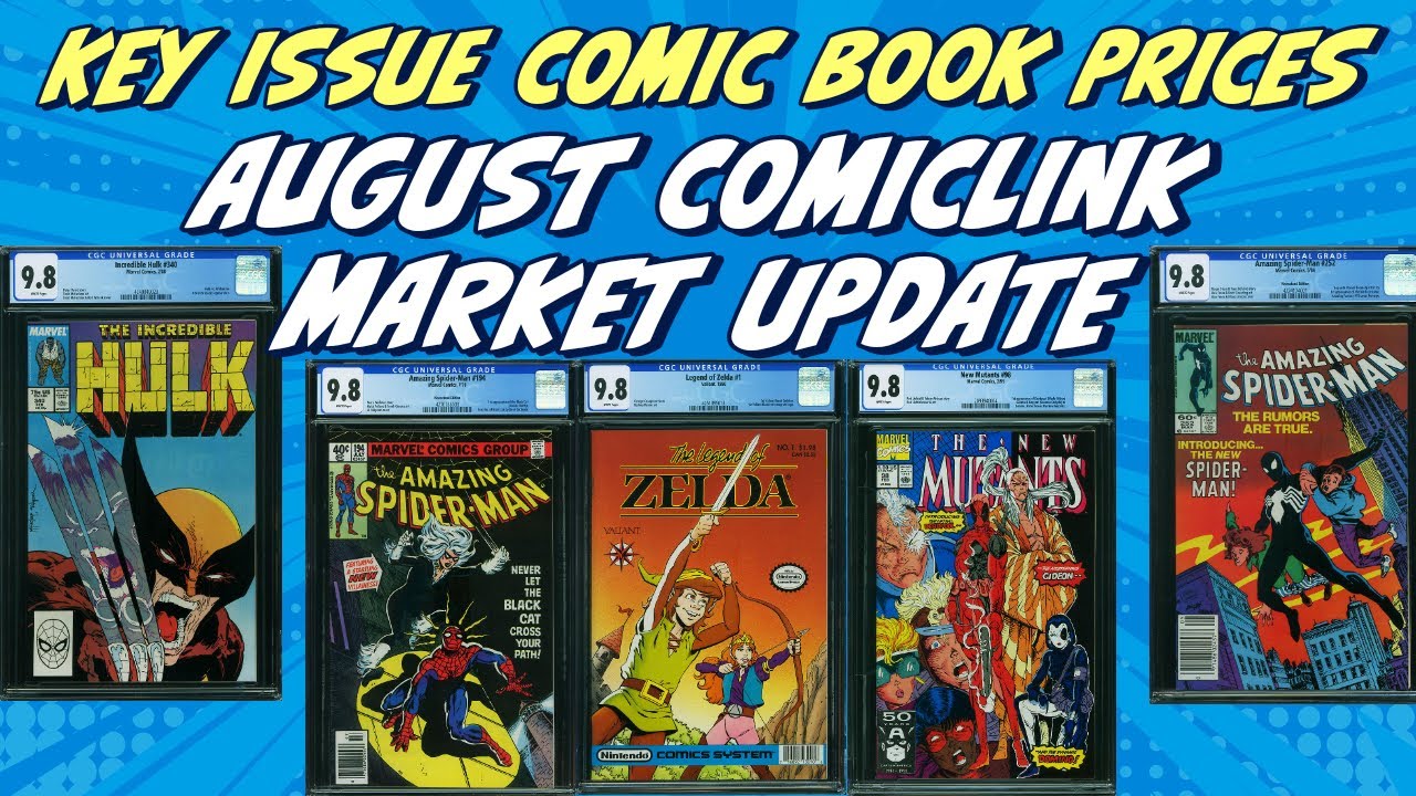 CGC Graded Comic Book Market Update | ComicLink August Auction Results ...