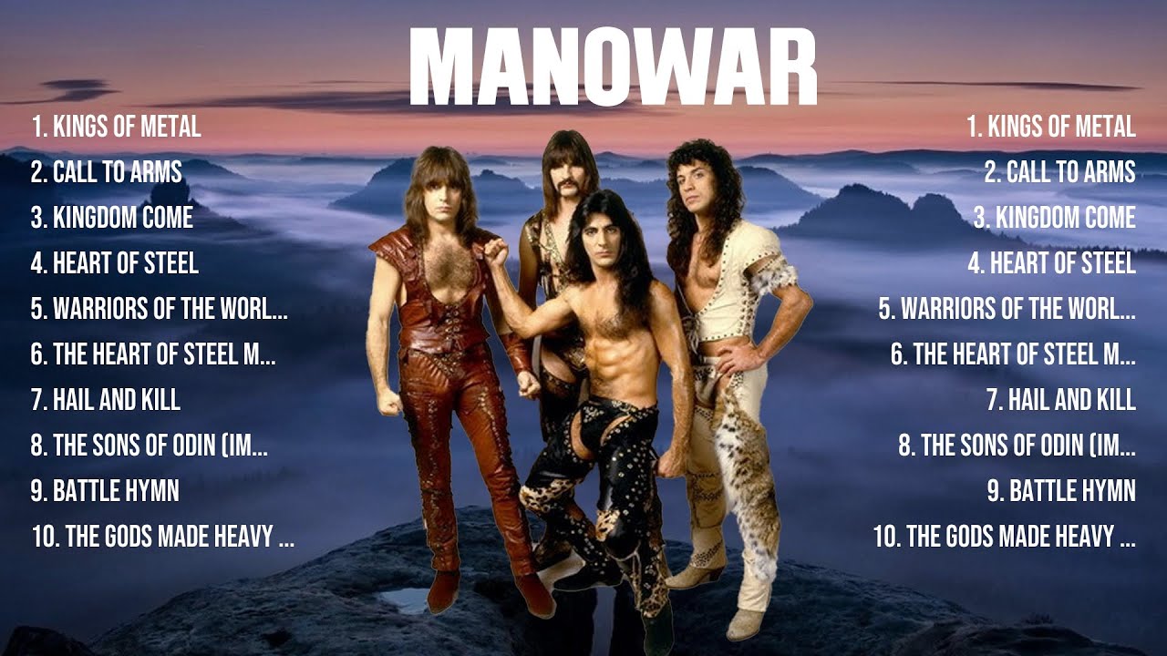 Manowar Greatest Hits 2024 Collection Top 10 Hits Playlist Of All Time ...