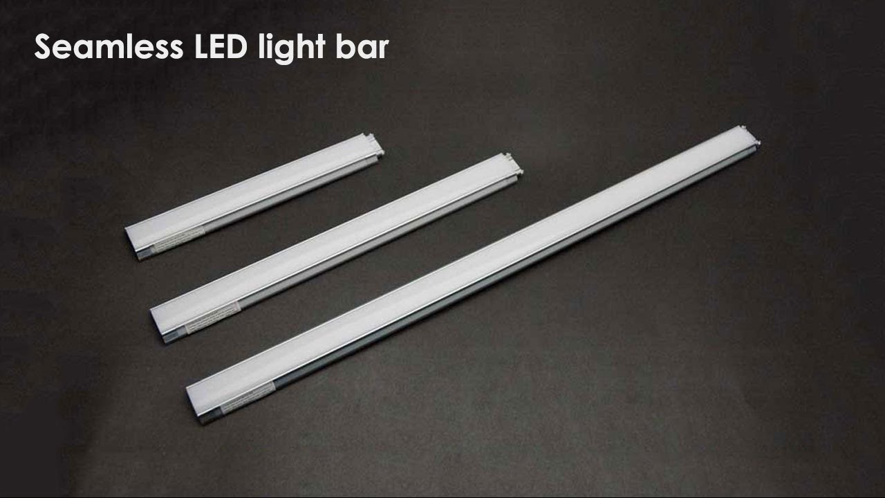 Seamless LED light Bar - No spot lighting - YouTube