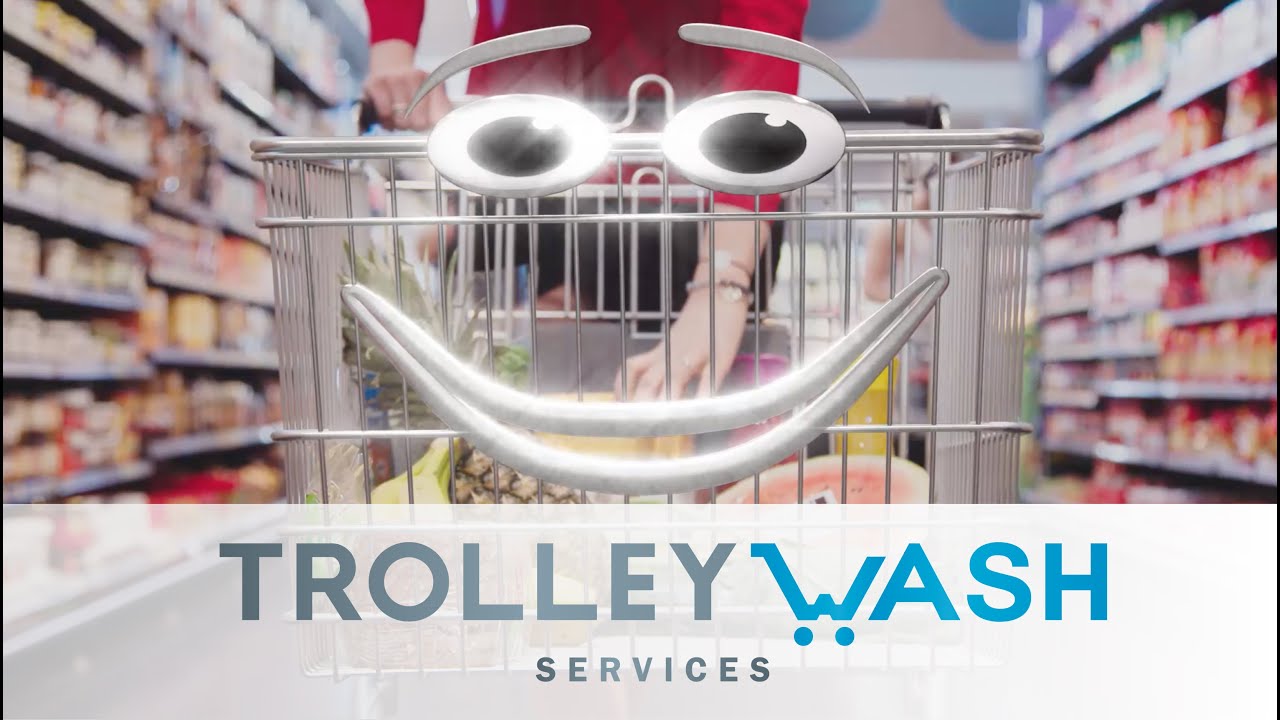 Trolley Wash Services - Reiner in our supermarkets - YouTube
