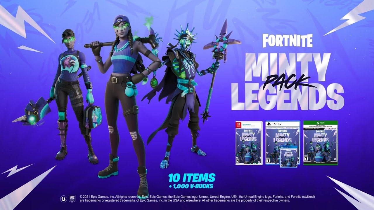 FORTNITE - MINTY LEGENDS PACK - TRAILER NOW AVAILABLE - YouTube