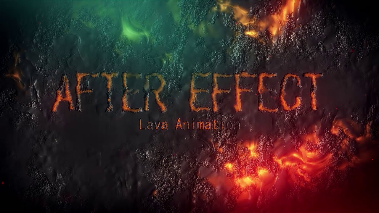 Lava Animation【After Effects】 - YouTube