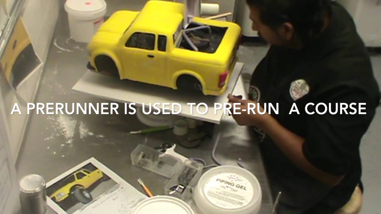 Yellow Truck Ford Ranger Pre-Runner 3D Cake - YouTube