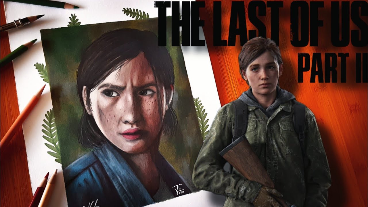 Drawing Ellie (The Last Of Us Part II) - YouTube