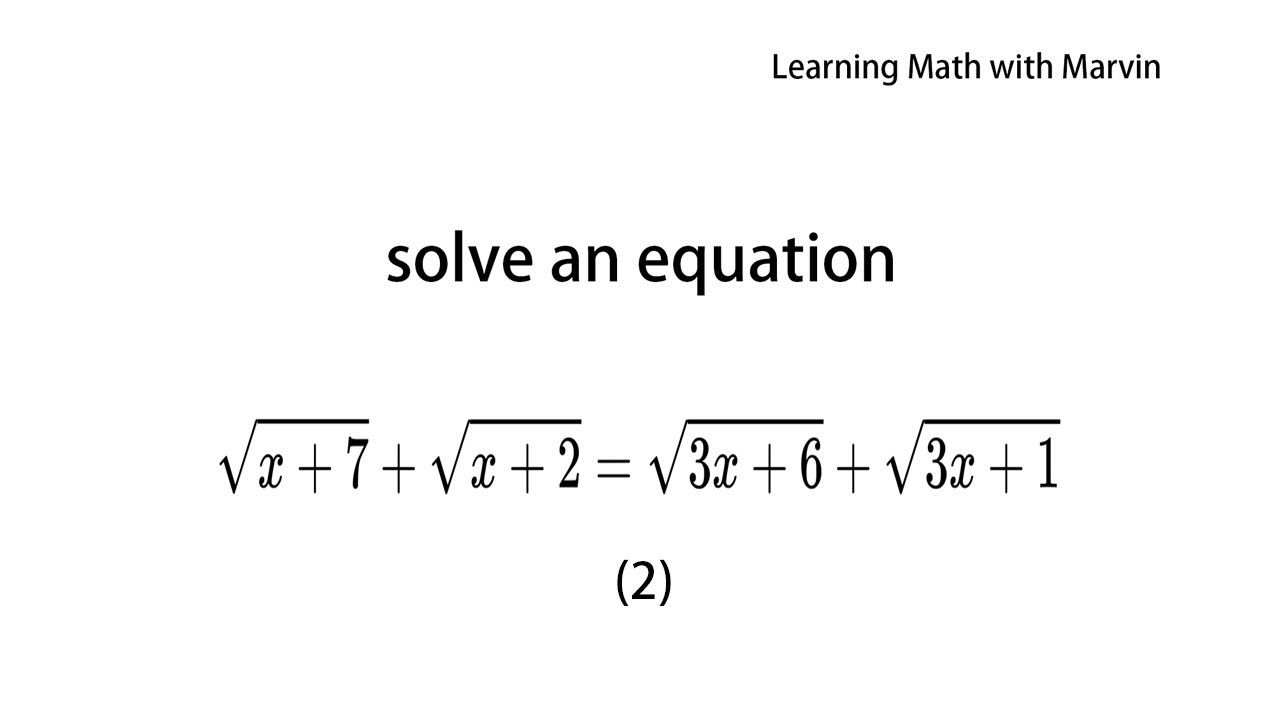 20230523 Learning math with Marvin - YouTube