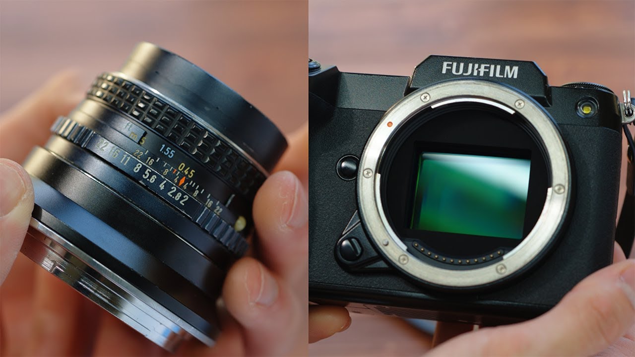 Adapting a full frame VINTAGE lens on my medium format camera! - YouTube