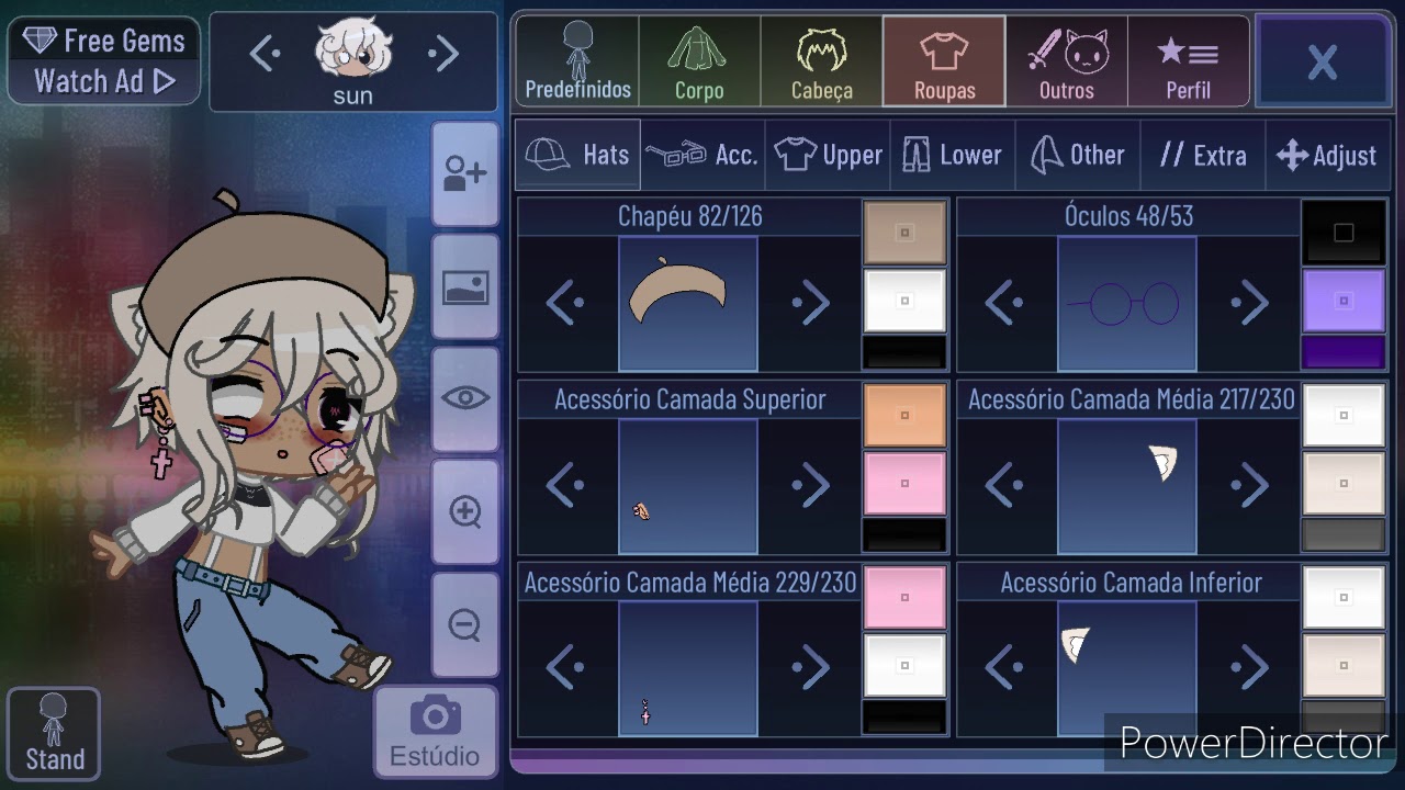 Como fazer a oc da sun no [Gacha Club] Ler Descrição - YouTube