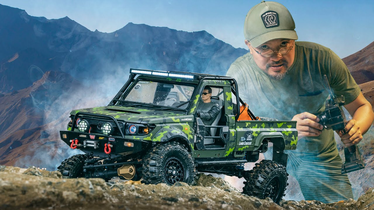 Rc Crawler Traxxas TRX4 Killerbody LC70 Camo | Rc Cars Off Road - YouTube