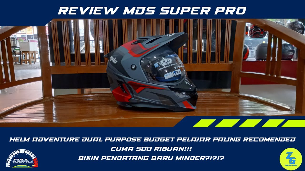 Review Helm MDS Super Pro - Helm Touring Paling Worth It Cuma 500 ...