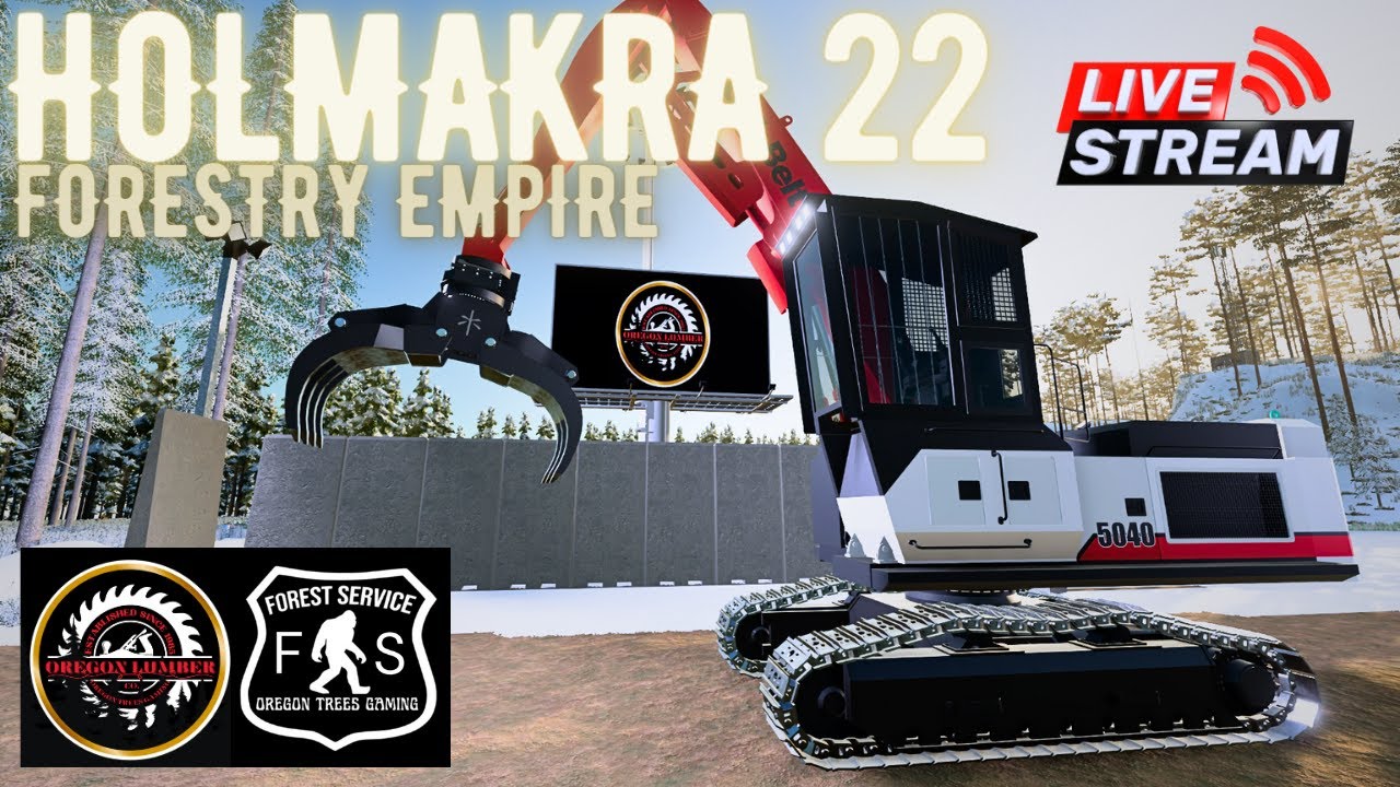 Forestry Empire - Holmakra 22 - WINTER LOGGING! - Farming Simulator 22 ...
