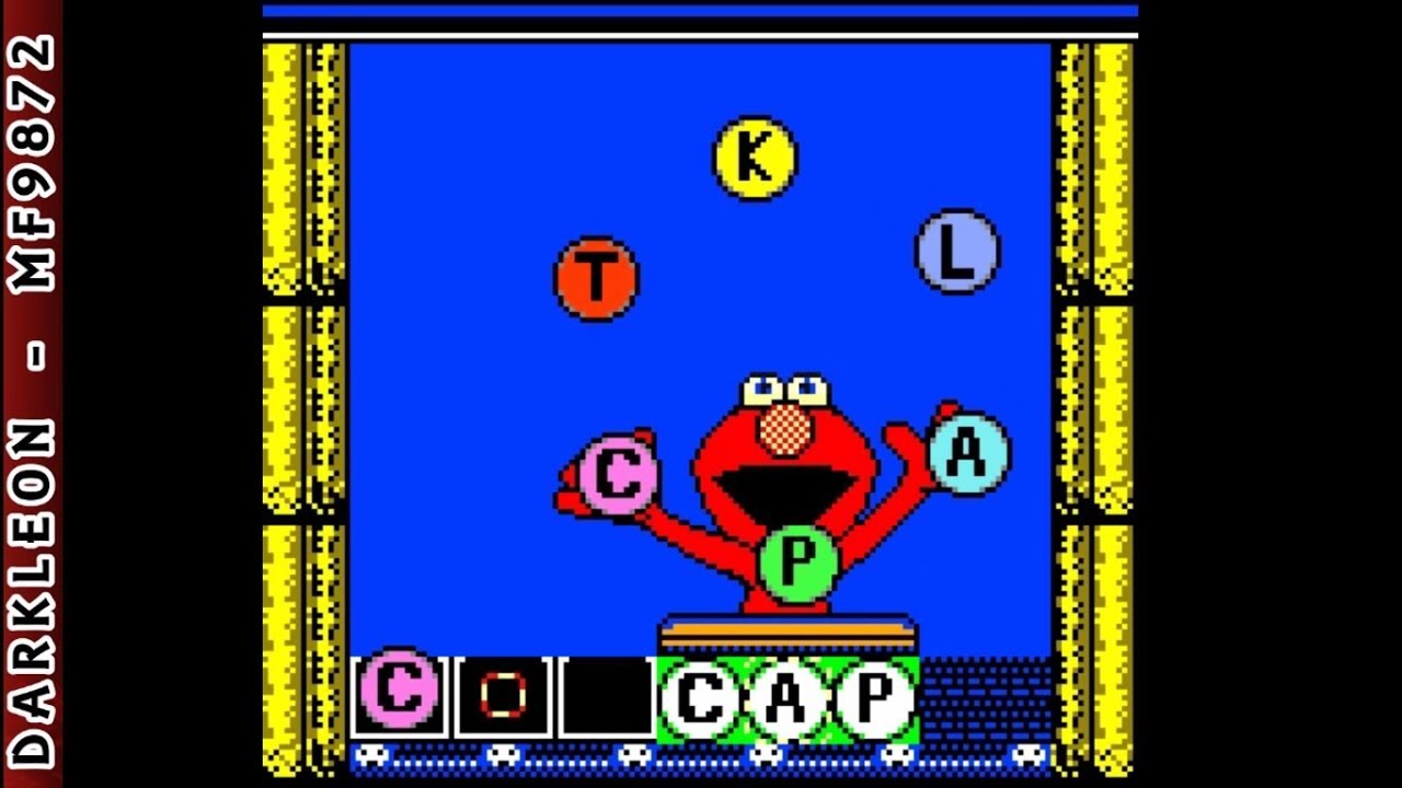 Game Boy Color - Sesame Street - Elmo's ABCs © 1998 NewKidCo - Gameplay ...