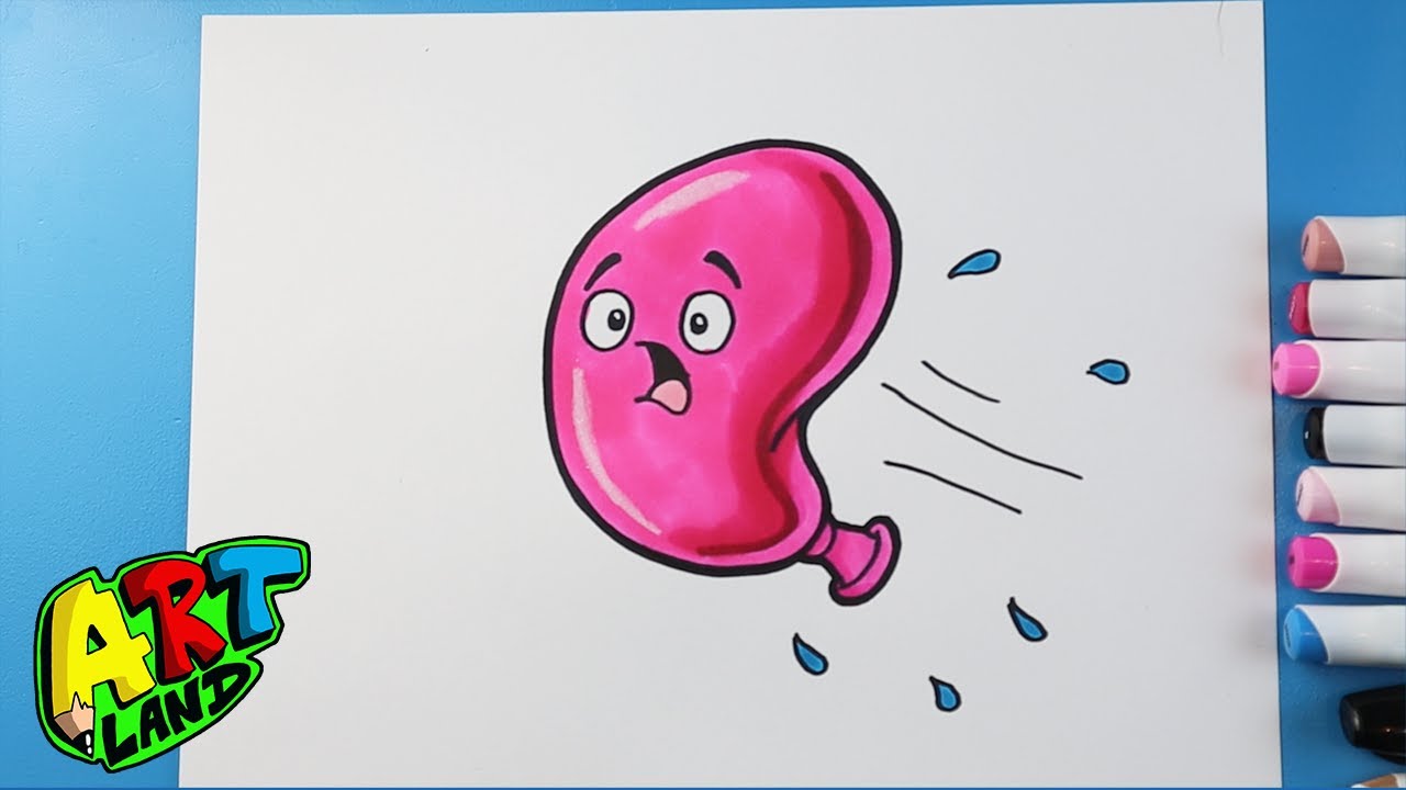 How to Draw a Water Balloon - YouTube
