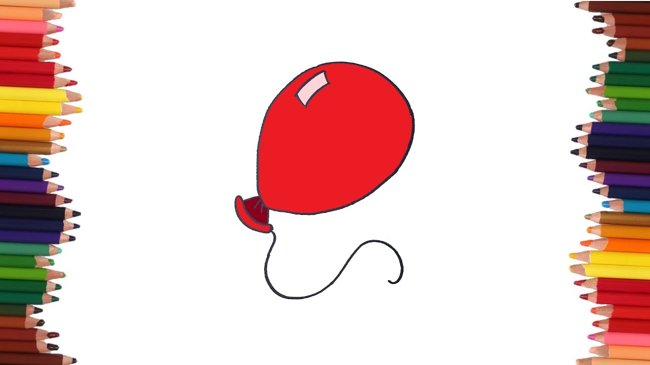 como dibujar un globo | Dibujos faciles - YouTube