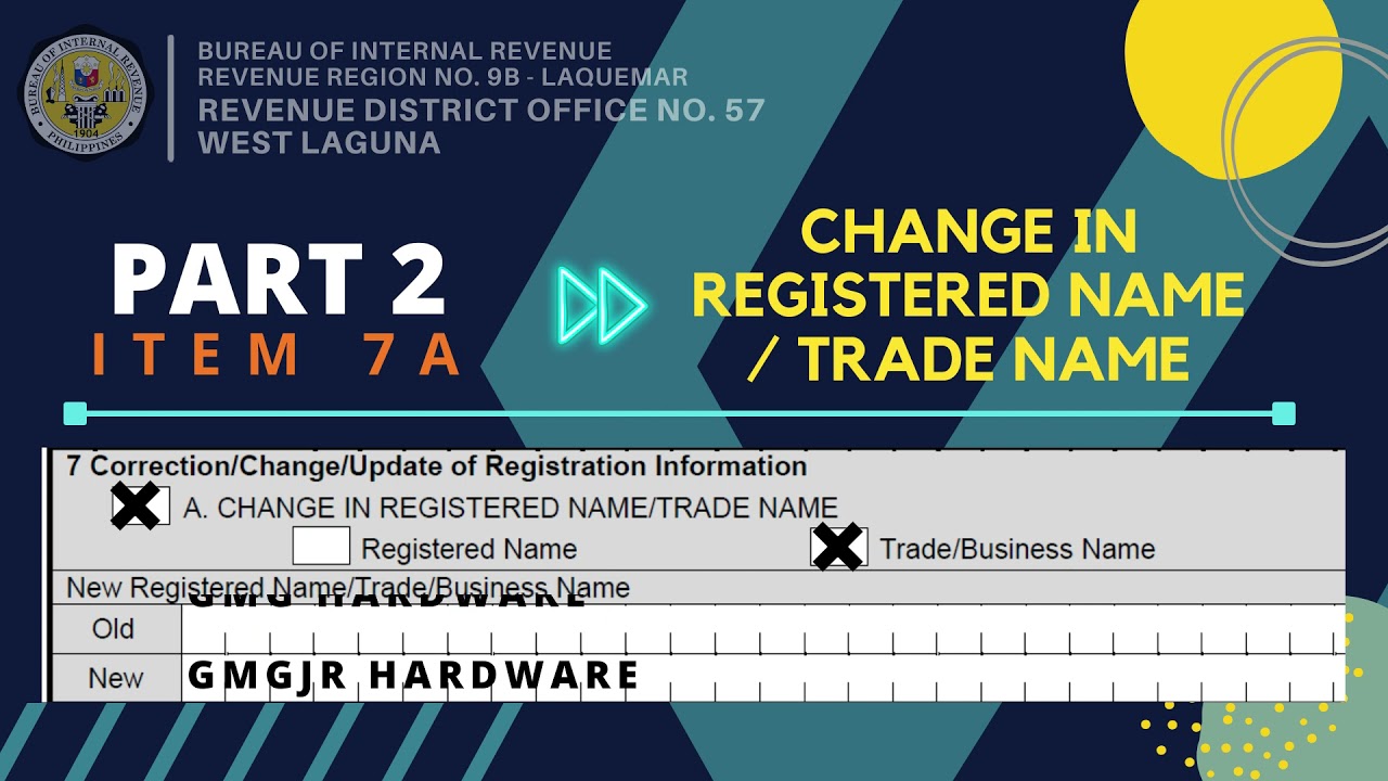 BIR FORM NO 1905 - YouTube
