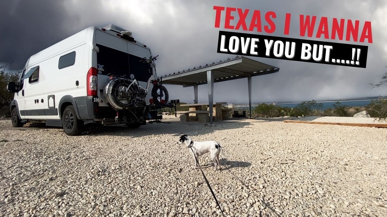 VAN LIFE TRAVEL PLANS CHANGED CRAZY TEXAS WEATHER / DAY IN A VAN LIFE ...