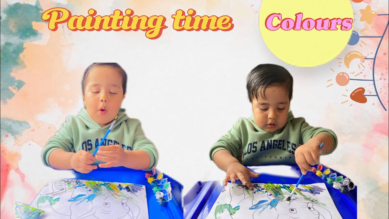 Learn Colors with Paint | Learning Video for Toddlers | #learncolors ...
