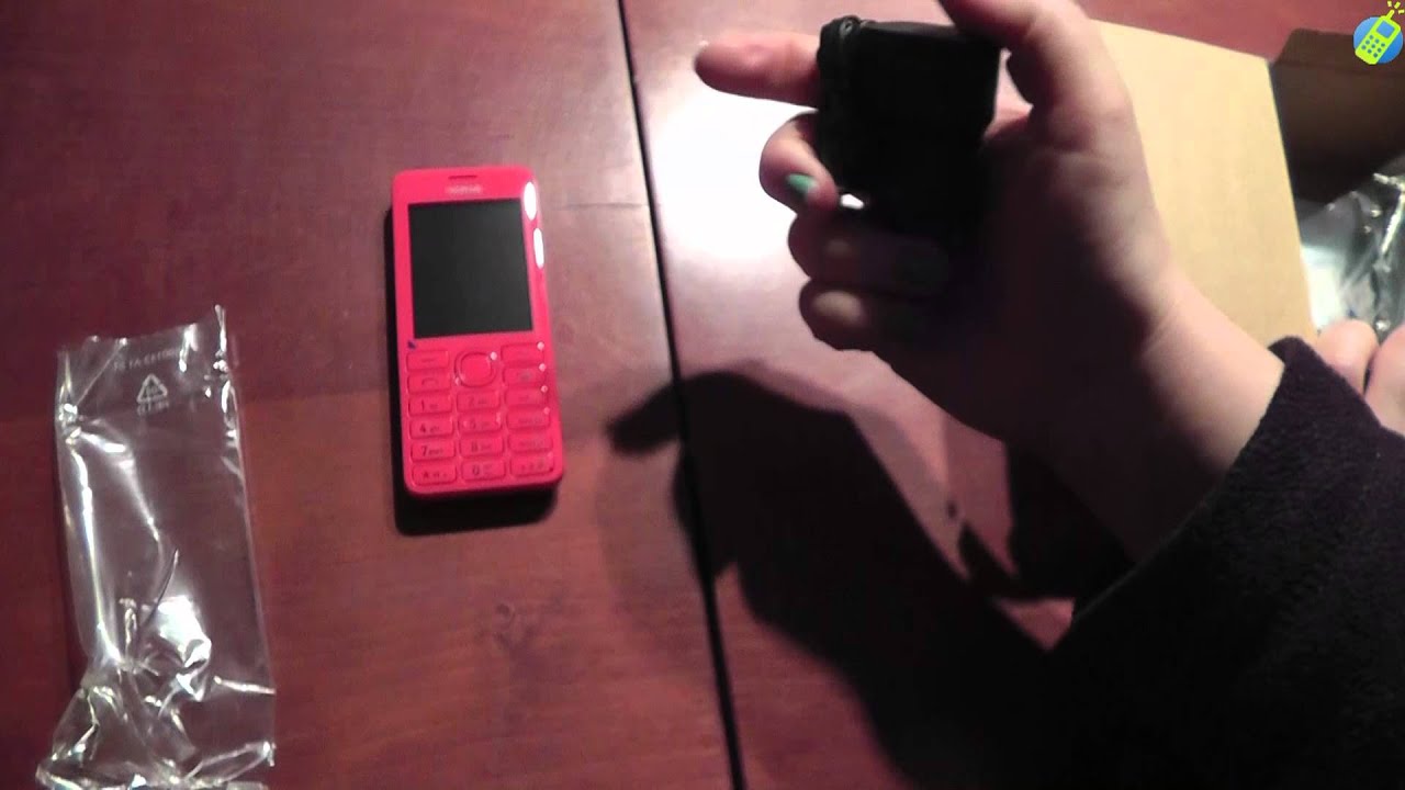 unboxing pl NOKIA 206 206.1 Fuchsia rozpakowanie po polsku - YouTube