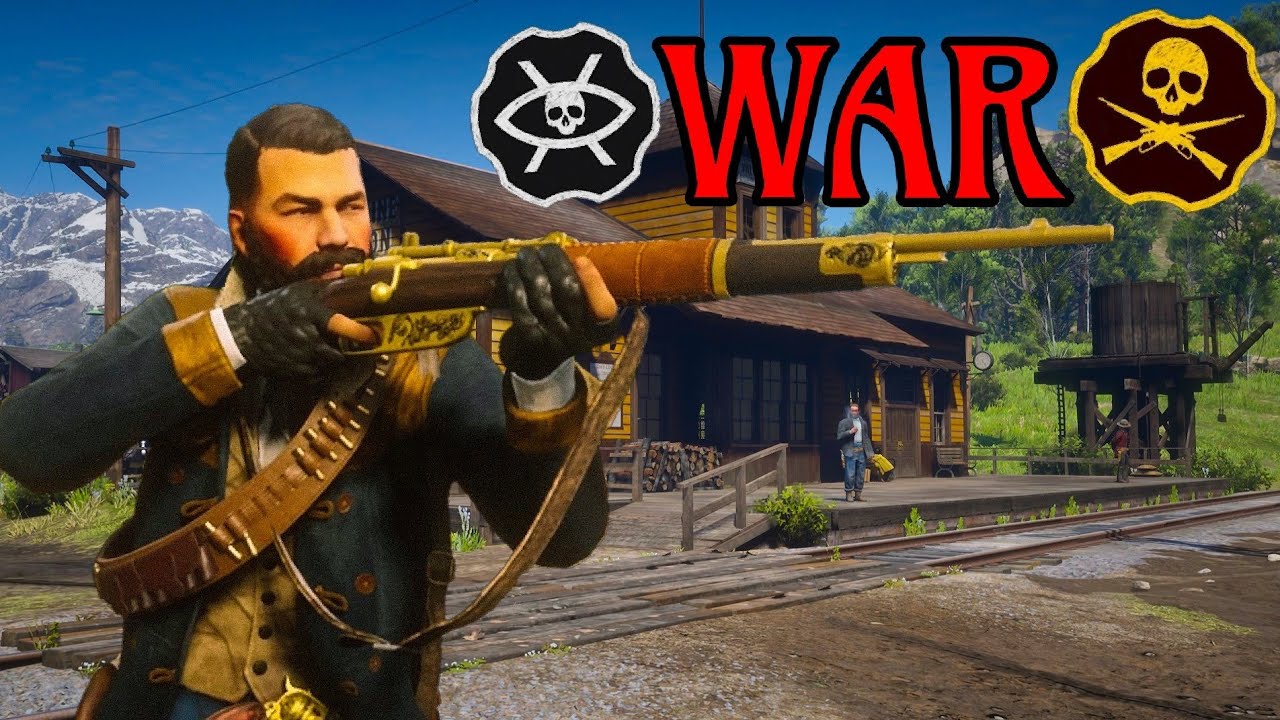 Fighting Posse Valentine in Red Dead Online - YouTube