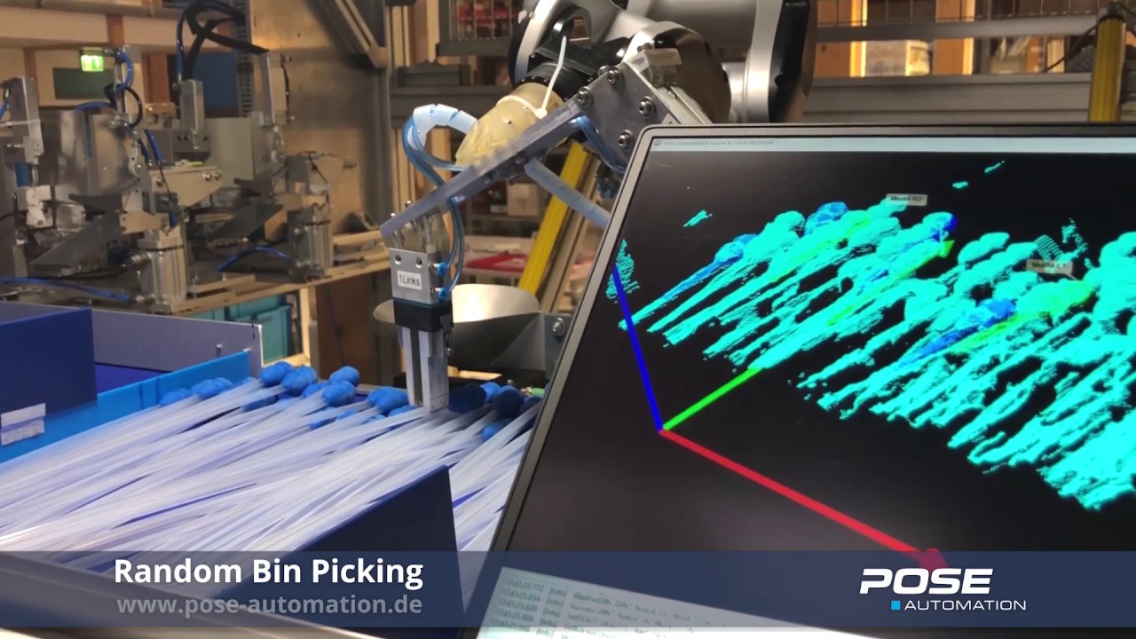 Fast random bin picking - Ensenso / Halcon - 3D Vision & Robotics ...