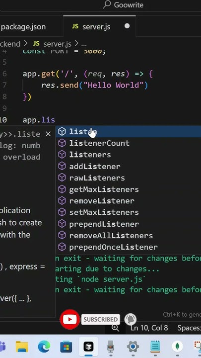 Creating Server Using Node Js Create Server Using Node Js Lazzycodetech Coding Javascript