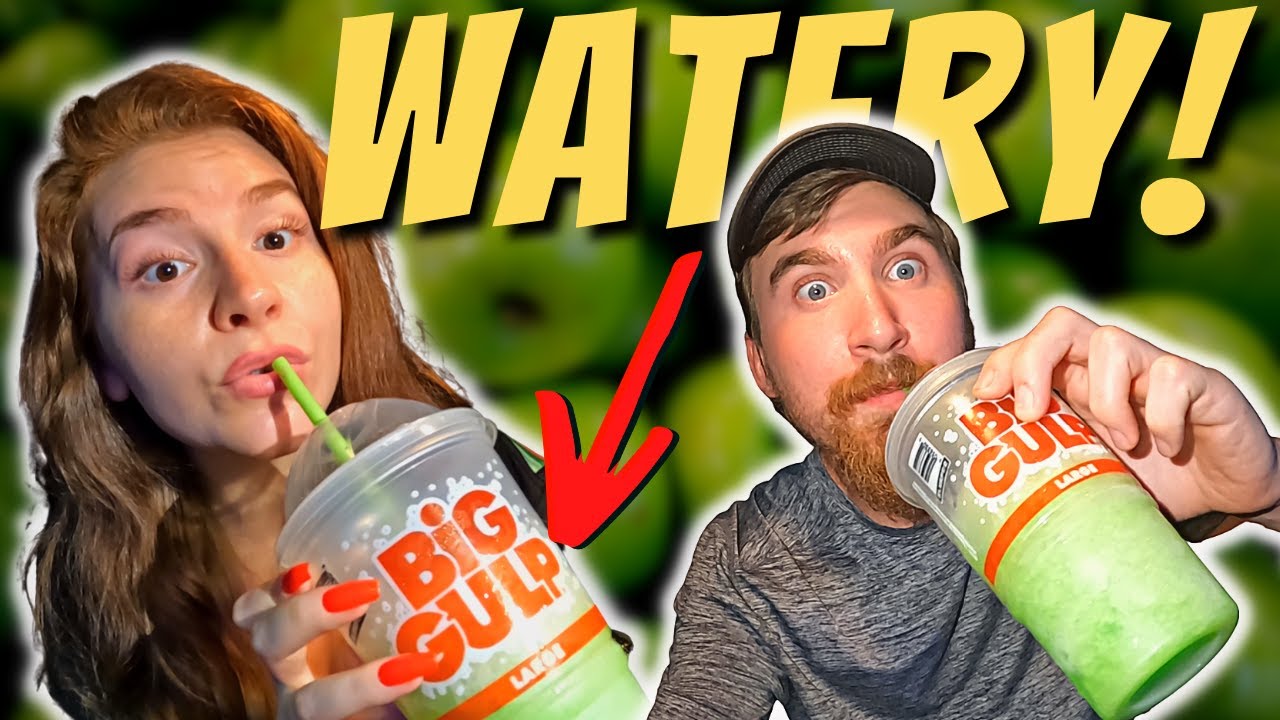 Is the NEW Green Apple Slurpee From 7-11 Any Good? - YouTube