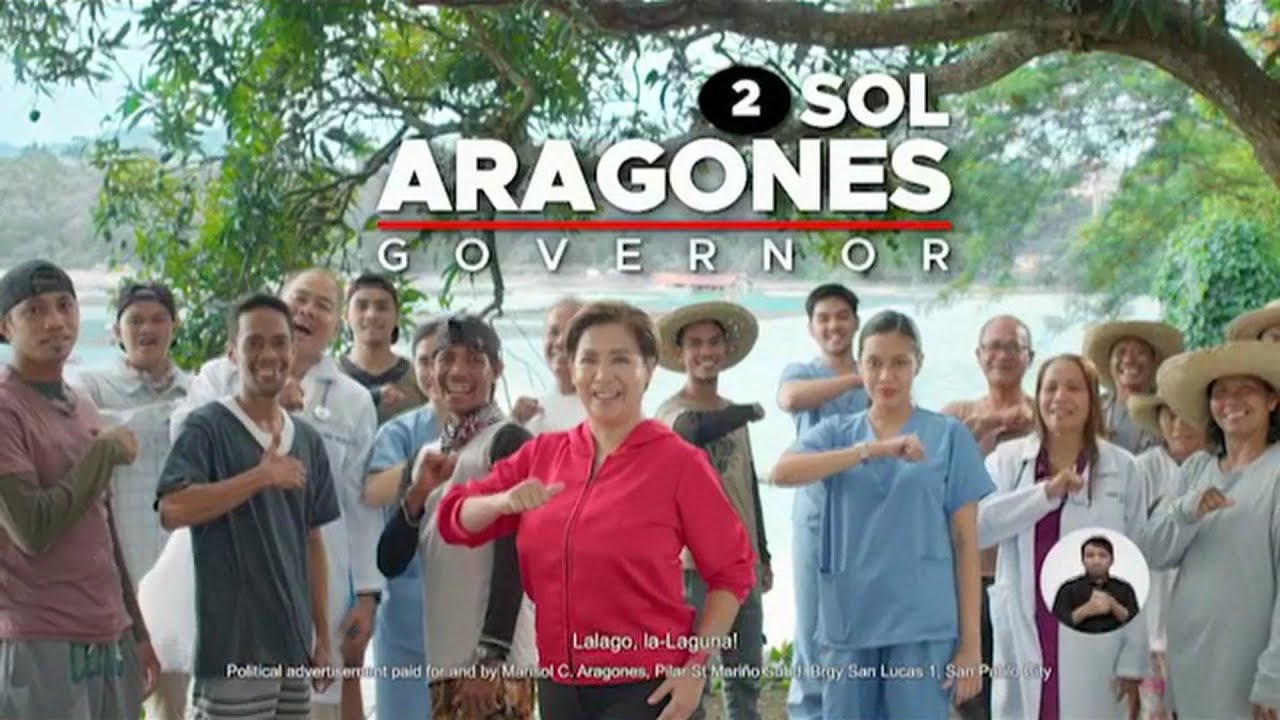 ARAGONES, SOL (NP) Paid TV Ad April 26 to May 7, 2022 30s (Laguna ...