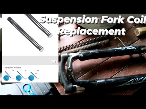 MTB Suspension Coil Replacement. Revive your Stock Fork! - YouTube