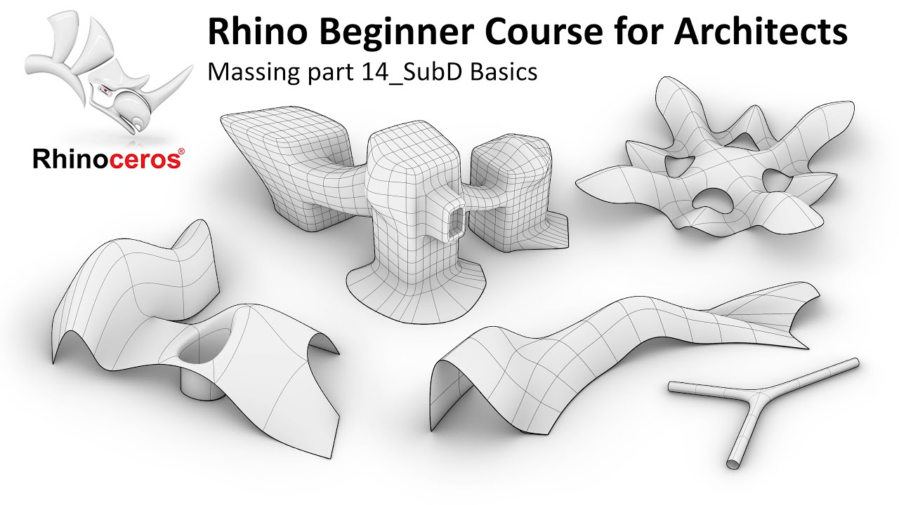 15 Rhino Beginner Course For Architectssubd Basics Youtube