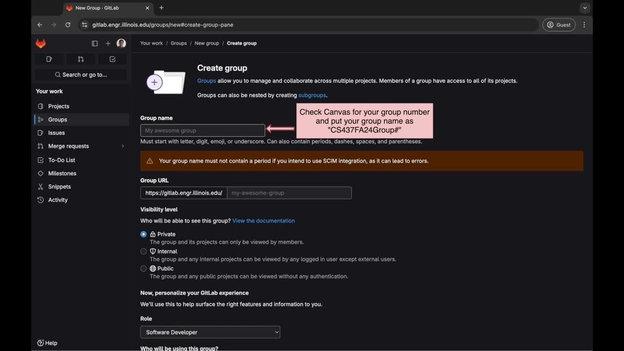 GitLab Setup Instructions - YouTube