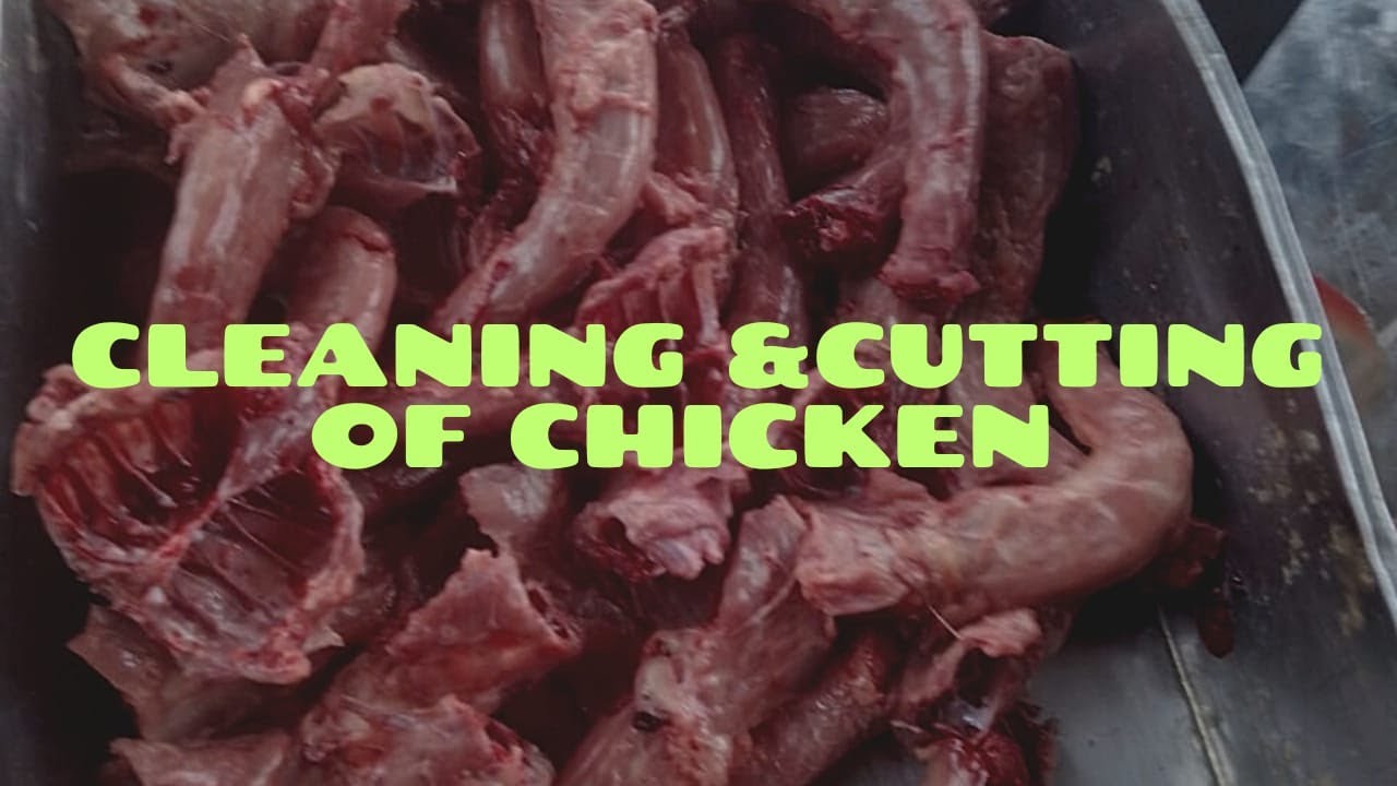 Chicken Cleaning & Cutting Video || Fastest Chicken Cutting Skills ...