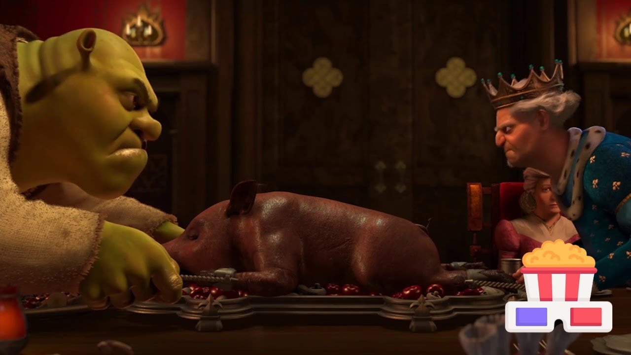 Cena do Jantar | Shrek 2 | Dublado HD - YouTube