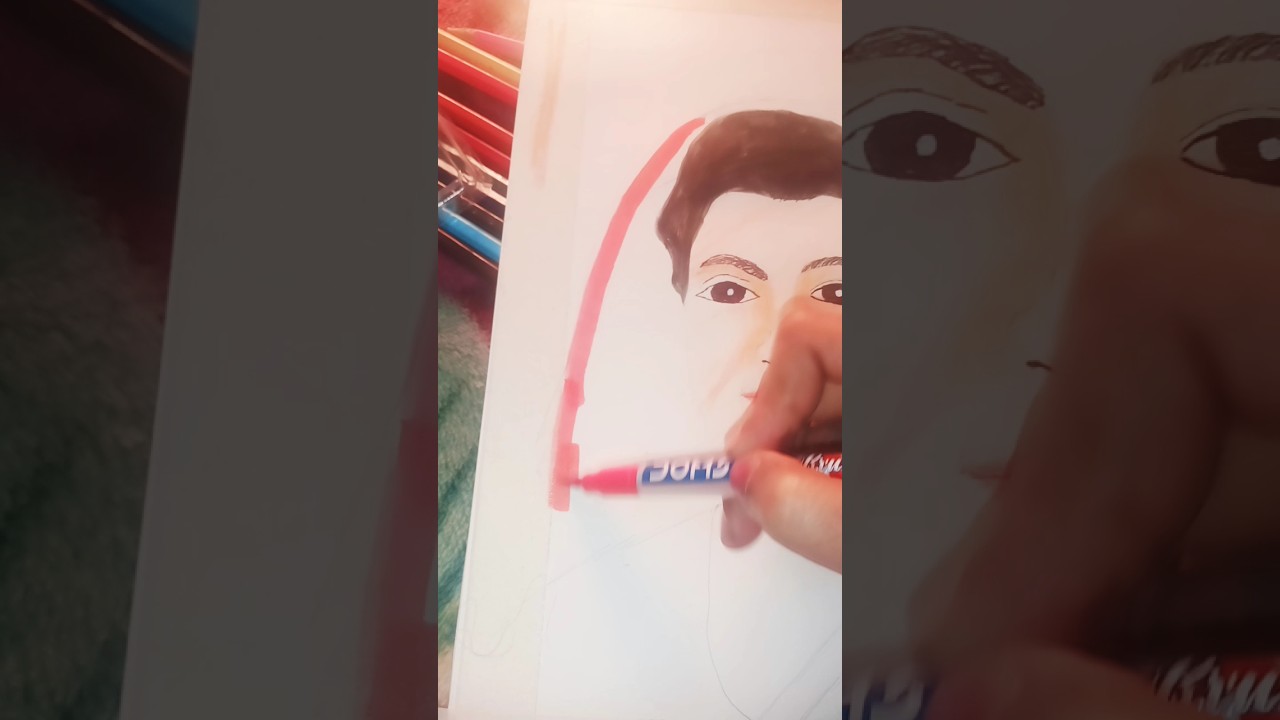 Savitribai Phule drawing #shortvideo - YouTube