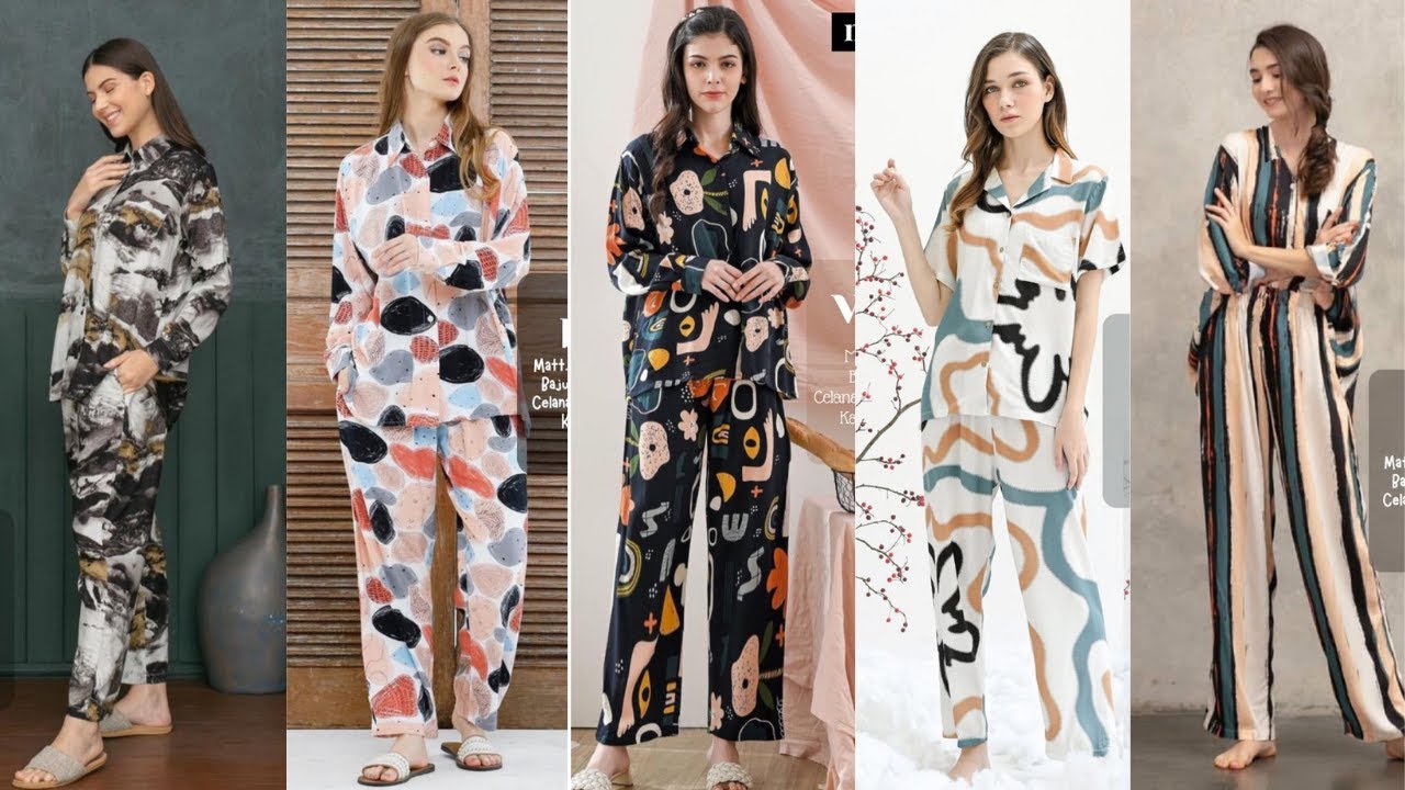 10 Model Baju Piyama Wanita Terbaik 2021 - YouTube