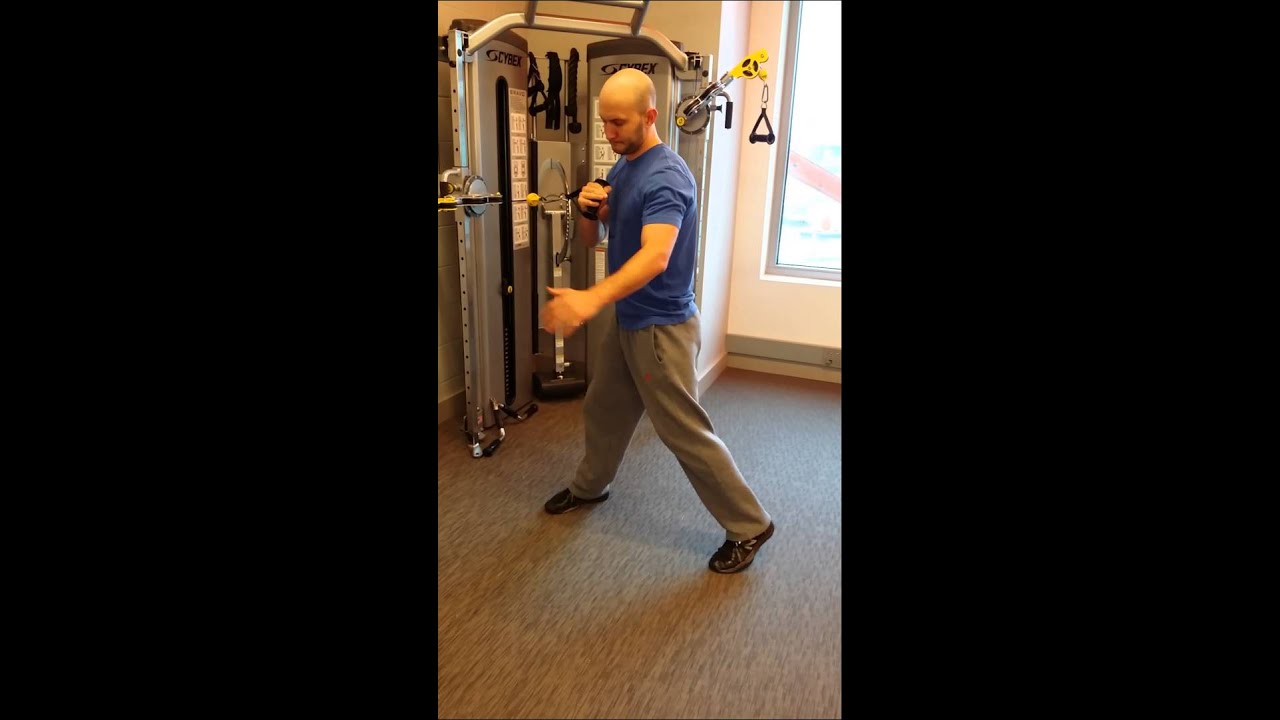 cable twist w/ rotation - YouTube