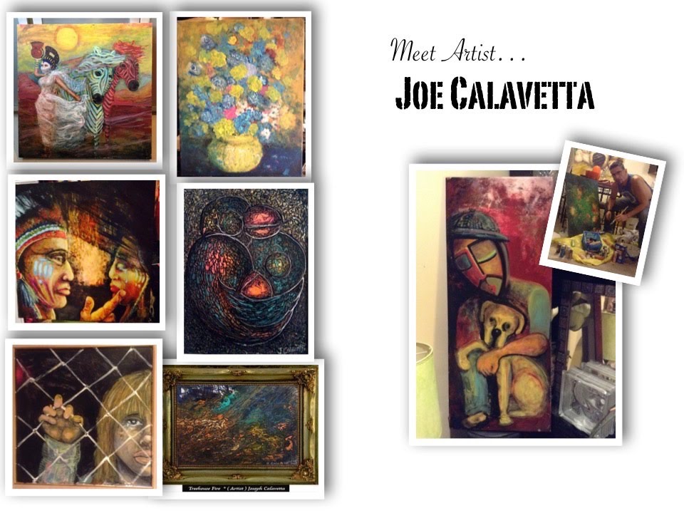 Artist Joe Calavetta's Paintings Video 2015 - YouTube