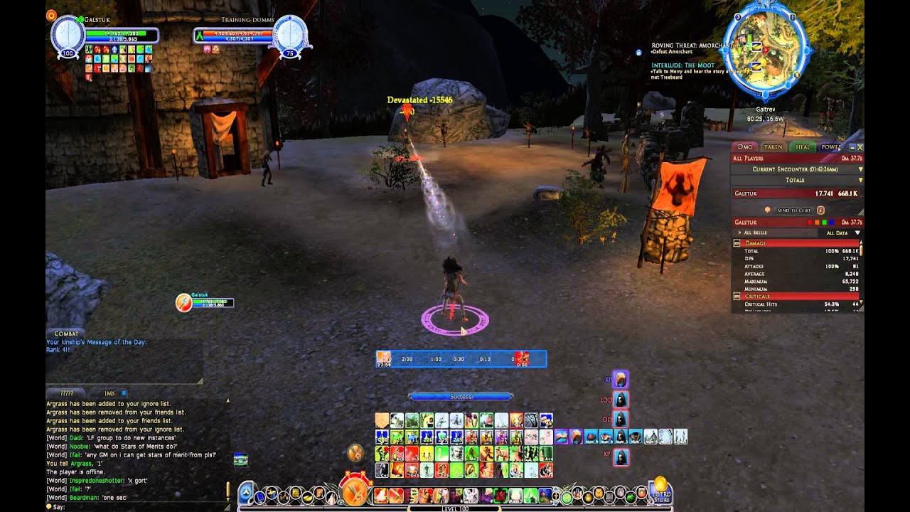 lotro beta u16, hunter DPS 17k - YouTube