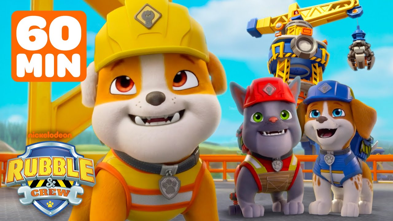 Rubble Loads Up for Construction Tower Rescues & Builds! | 1 Hour ...