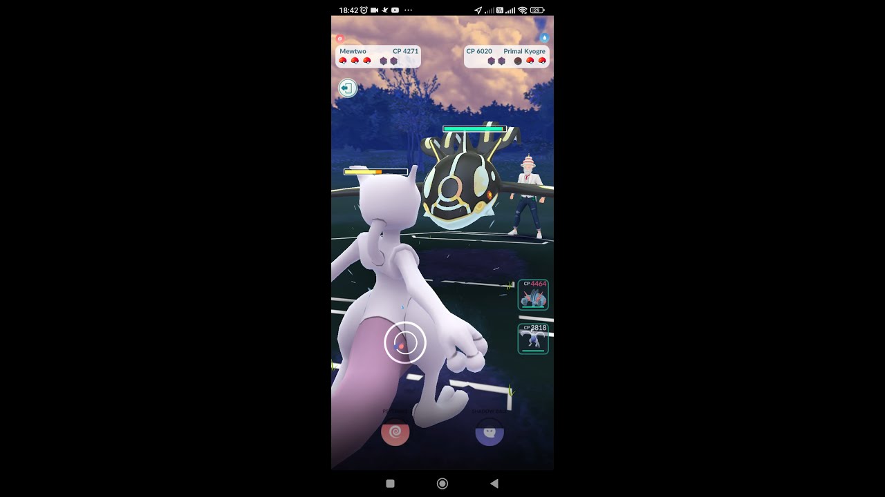 MEWTWO VS PRIMAL KYOGRE - YouTube