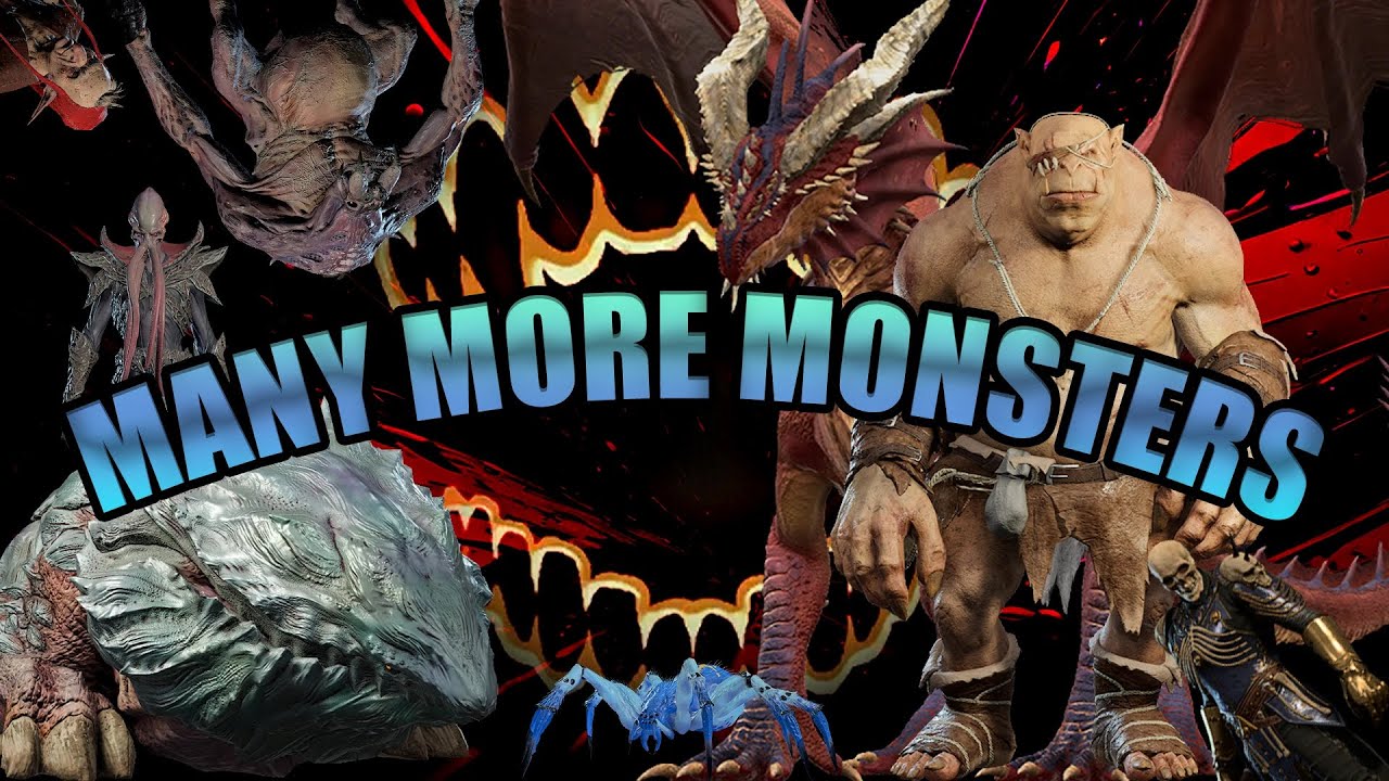 Preview Update of Baldur's Gate 3 Mod Many More Monsters - YouTube