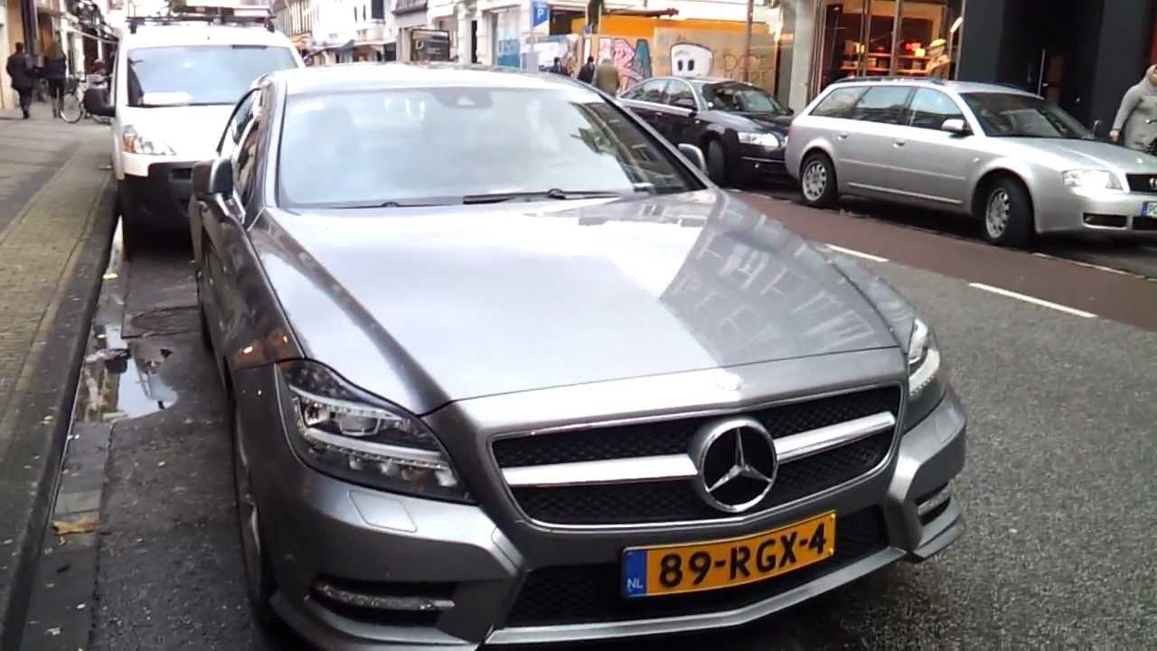Mercedes Benz CLS 500 with AMG rims walkaround HD - YouTube