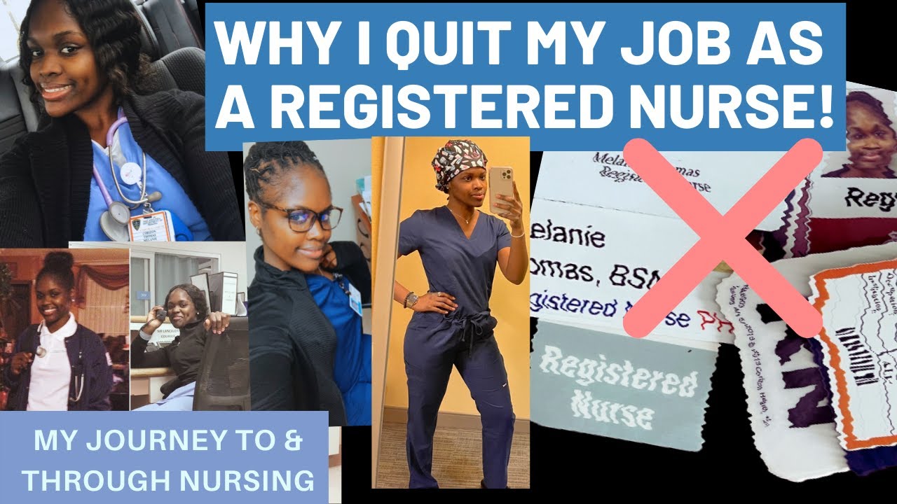 WHY I QUIT MY JOB AS A REGISTERED NURSE! - YouTube