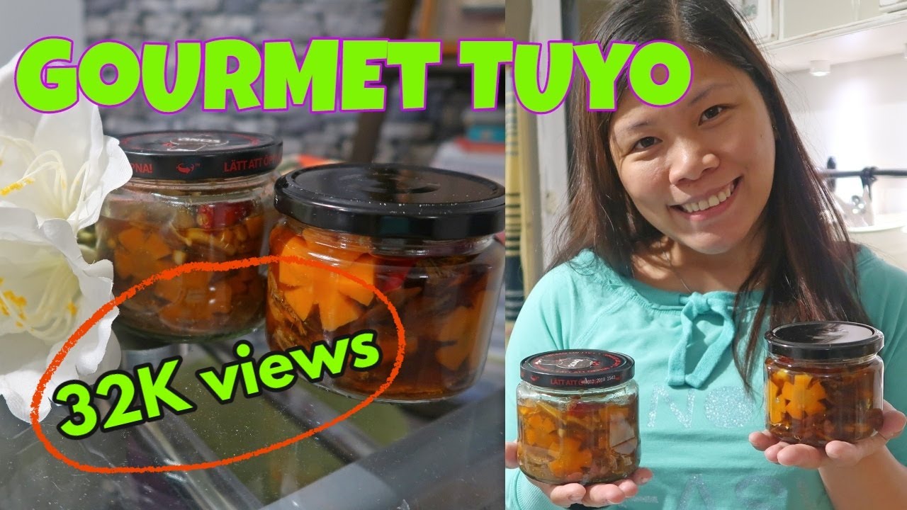 HOMEMADE BOTTLED TUYO | GOURMET TUYO | PINAY IN 🇸🇪 | Tagalog - YouTube