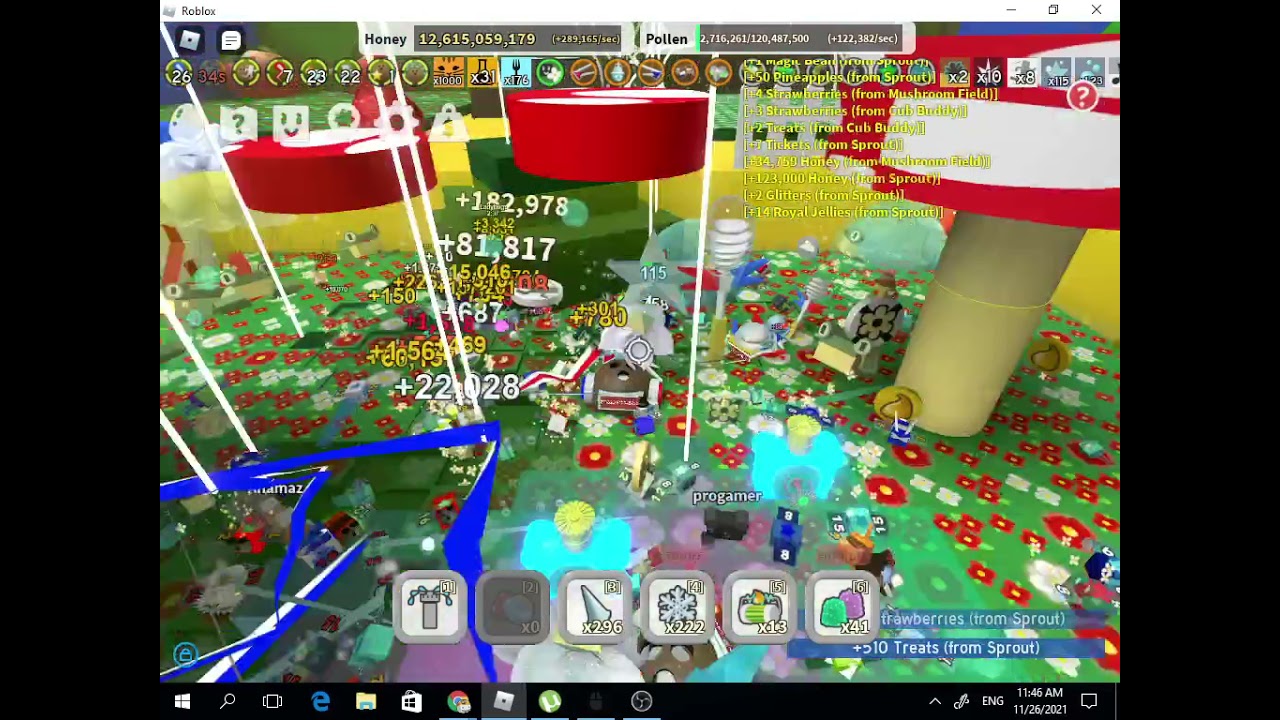 bee swarm simulator supreme magic bean! - YouTube