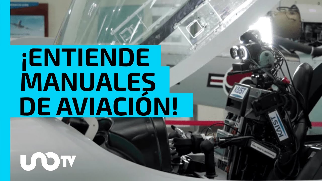 Pibot, el robot humanoide capaz de pilotar un avión - YouTube