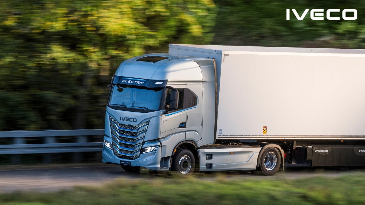 IVECO S-eWay all-electric BEV truck - YouTube