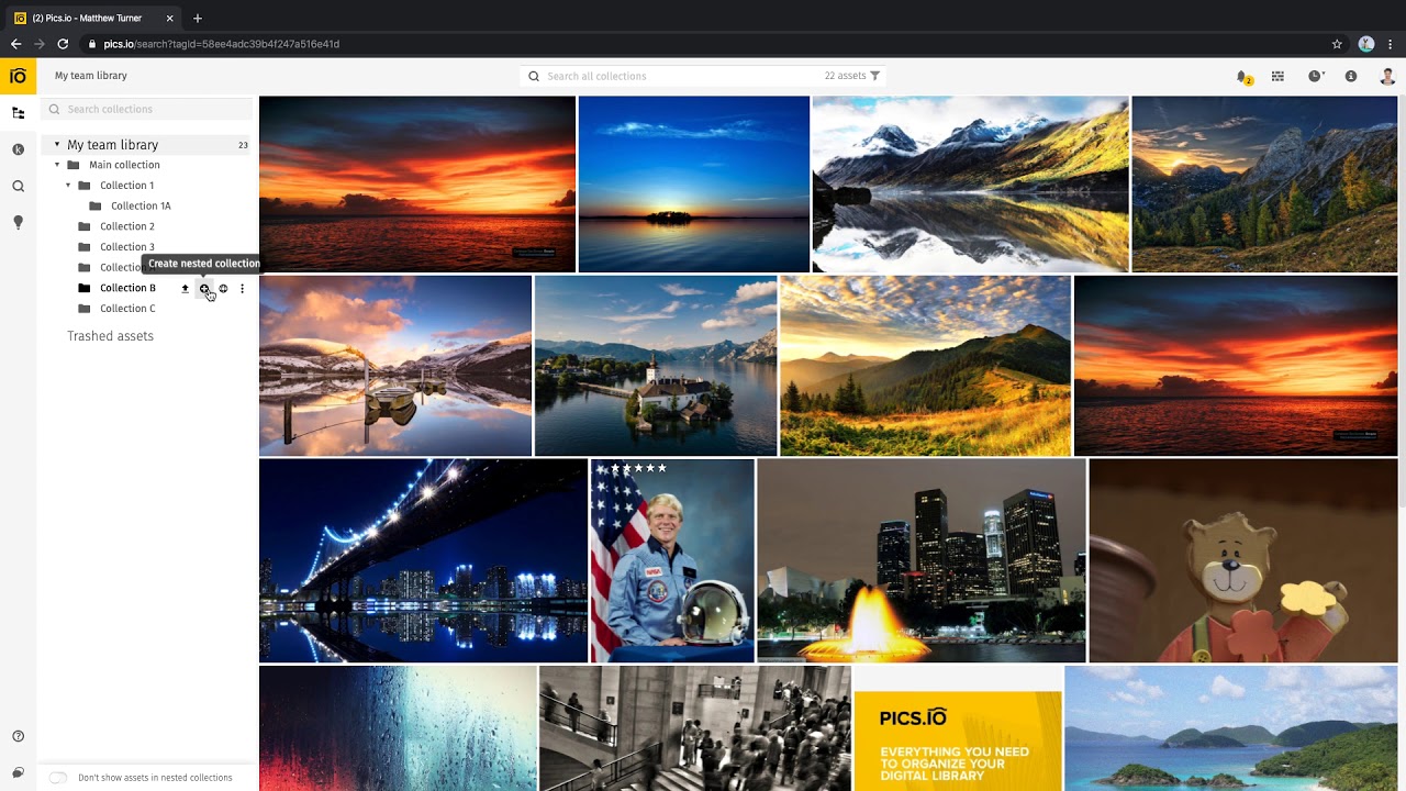 How to organise photos into collections in Digital Asset Management ...